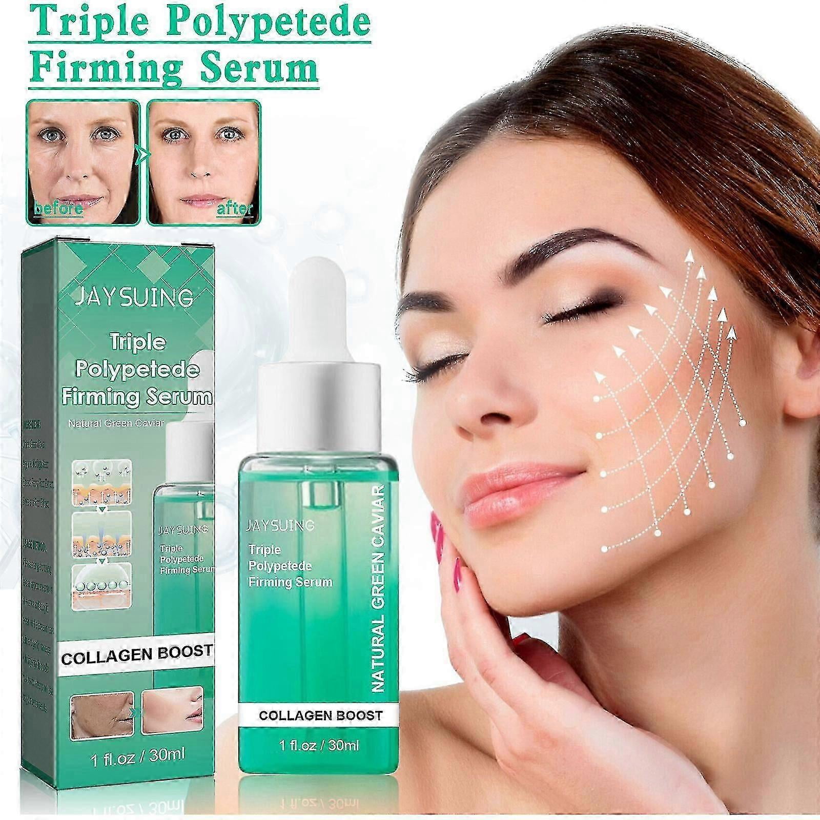Jaysuing Caviar Firming Essence Facial Lifting Fading Fine Lines Around ...