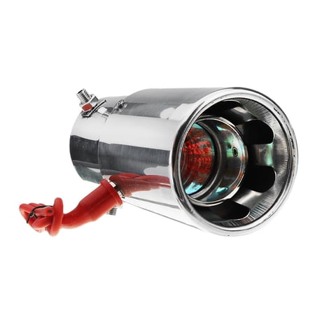 LED Exhaust Pipe Red Light Flaming Tip Car Rear Tail Throat | Walmart ...