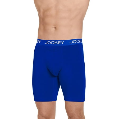 Jockey Sport Silver Cotton Stretch 9" Long Leg Boxer Brief | Walmart Canada