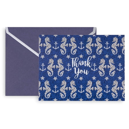 Vera Bradley Thank You Card Set of 10 with Colored Envelopes and ...