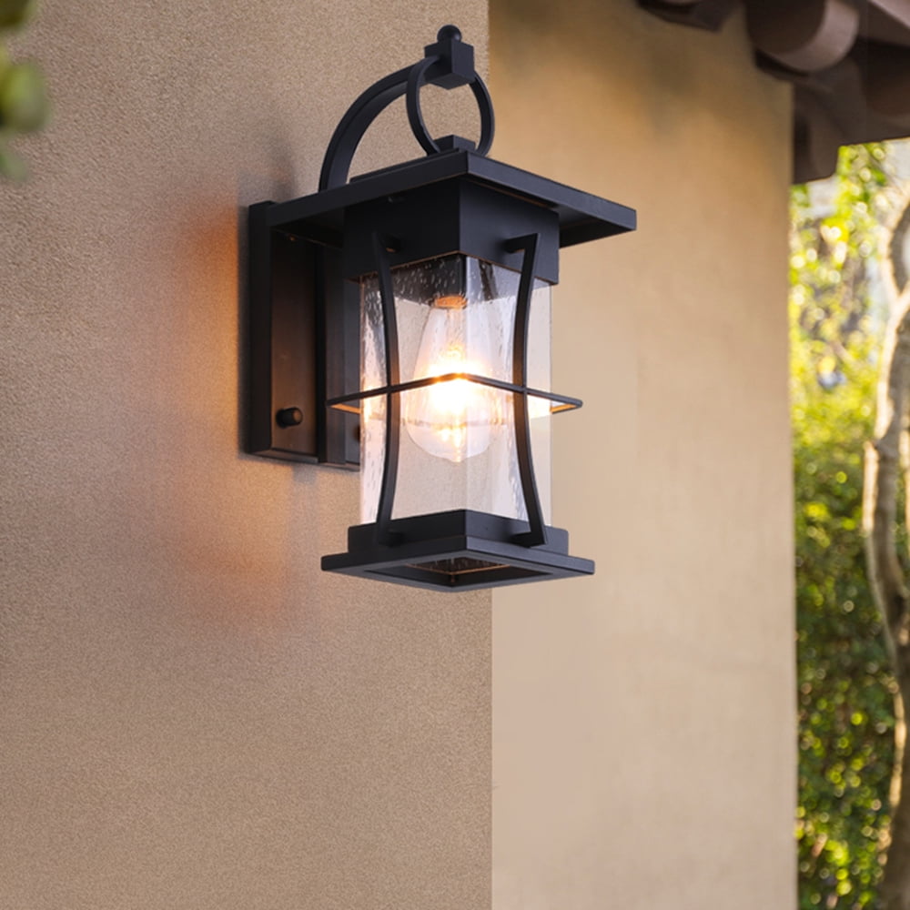 Miumaeov Outdoor Wall Light Fixture Wall Mounted Exterior Wall Sconce ...