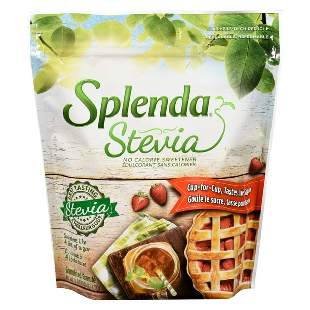 Splenda Stevia No Calorie Sweetener Pouch, granulated stevia sweetener ...