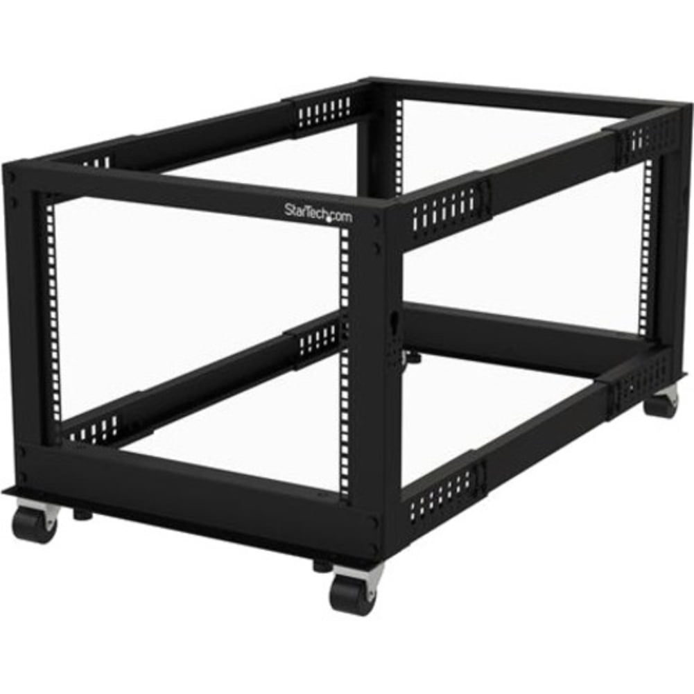 StarTech 8U 19 Open Frame Server Rack Compact 4 Post 4POSTRACK8U StarTech 8U 19 Open Frame Server Rack Compact 4 Post 4POSTRACK8U