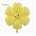 7 Pack Smiling Sunflower Cartoon Daisy Balloons - Fun and Colorful ...