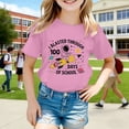 Bjutir Girls Shirts Summer Letter Print Short Sleeve Crew Neck Tops ...