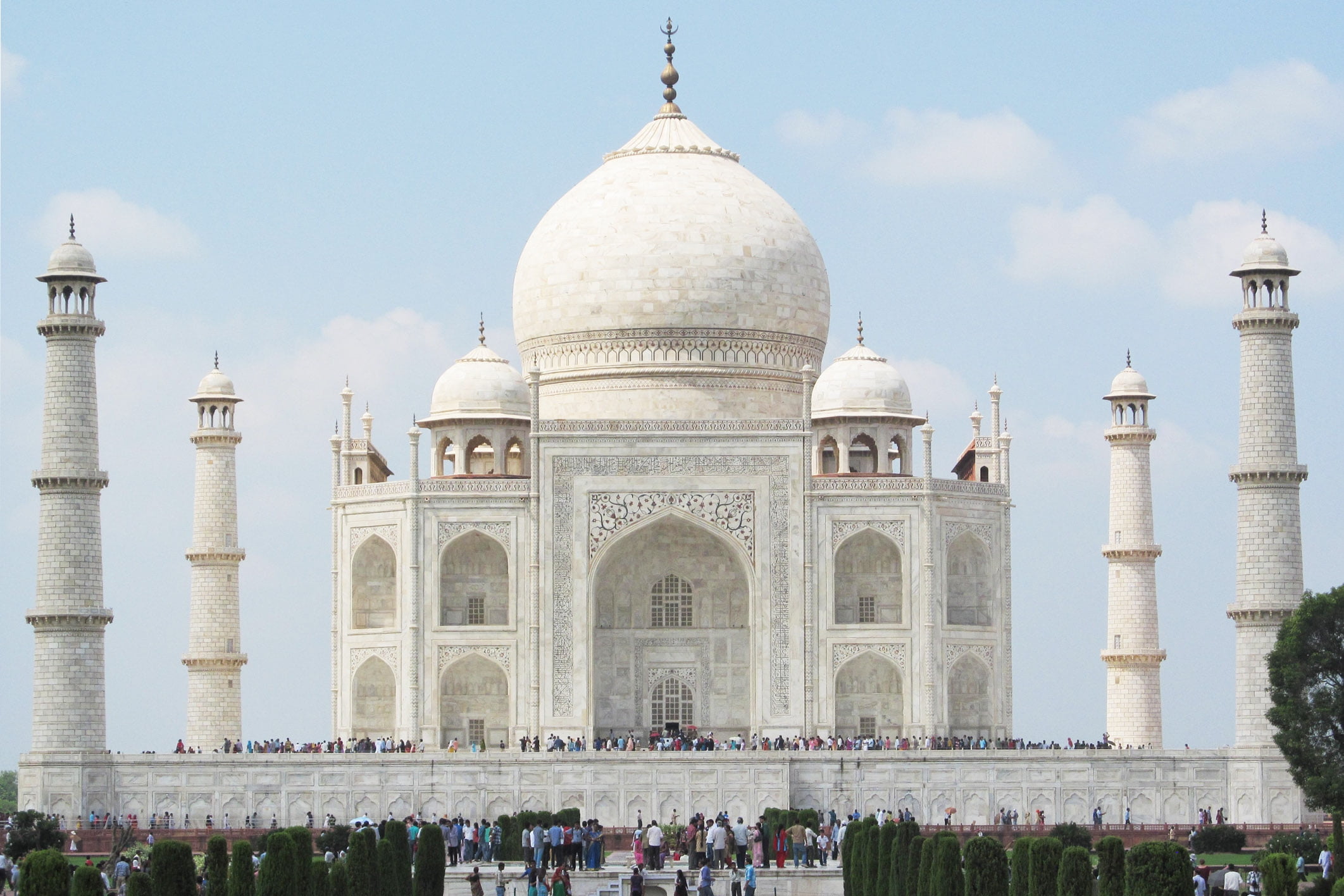 24x36 gallery poster, Four minarets of the Taj Mahal - Walmart.com