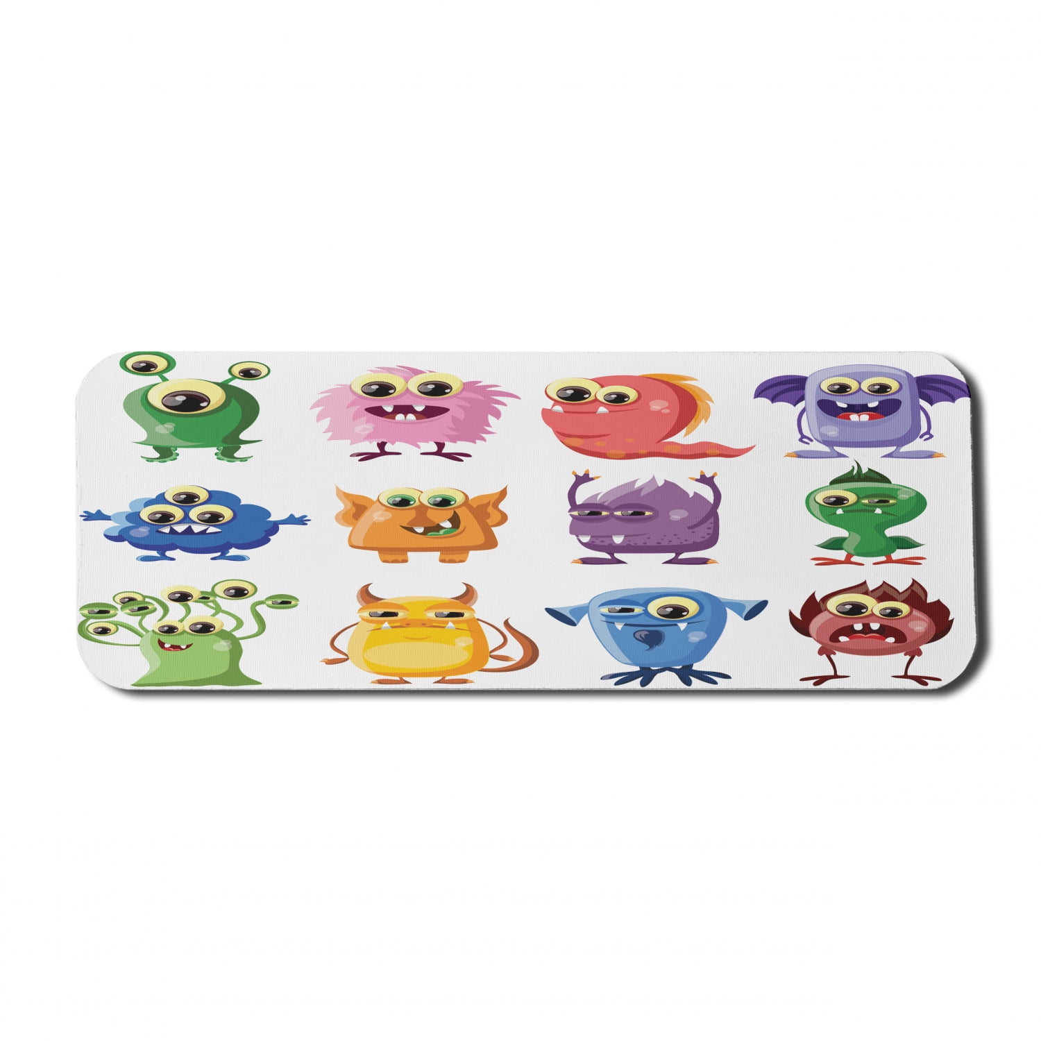 Funny Computer Mouse Pad, Animated Bacteria Aliens Theme Germ Whimsical ...