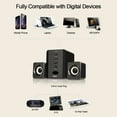 D-202 Multimedia Audio System: USB Wired Combination Speakers for ...