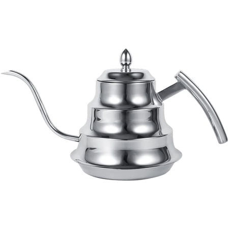 Gooseneck Coffee Kettle Bamboo Joint Design Stainless Steel Gooseneck ...