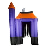 Pre-Lit 12FT Inflatable Haunted House Archway Tunnel for Halloween ...