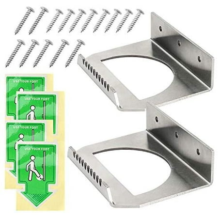 2 Pack Hands Free Foot Door Opener for Restaurant, Stainless Steel ...