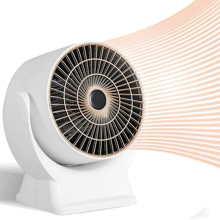 Sin White，Fan Heater Energy Saving Quiet Living Room Mini Heater ...