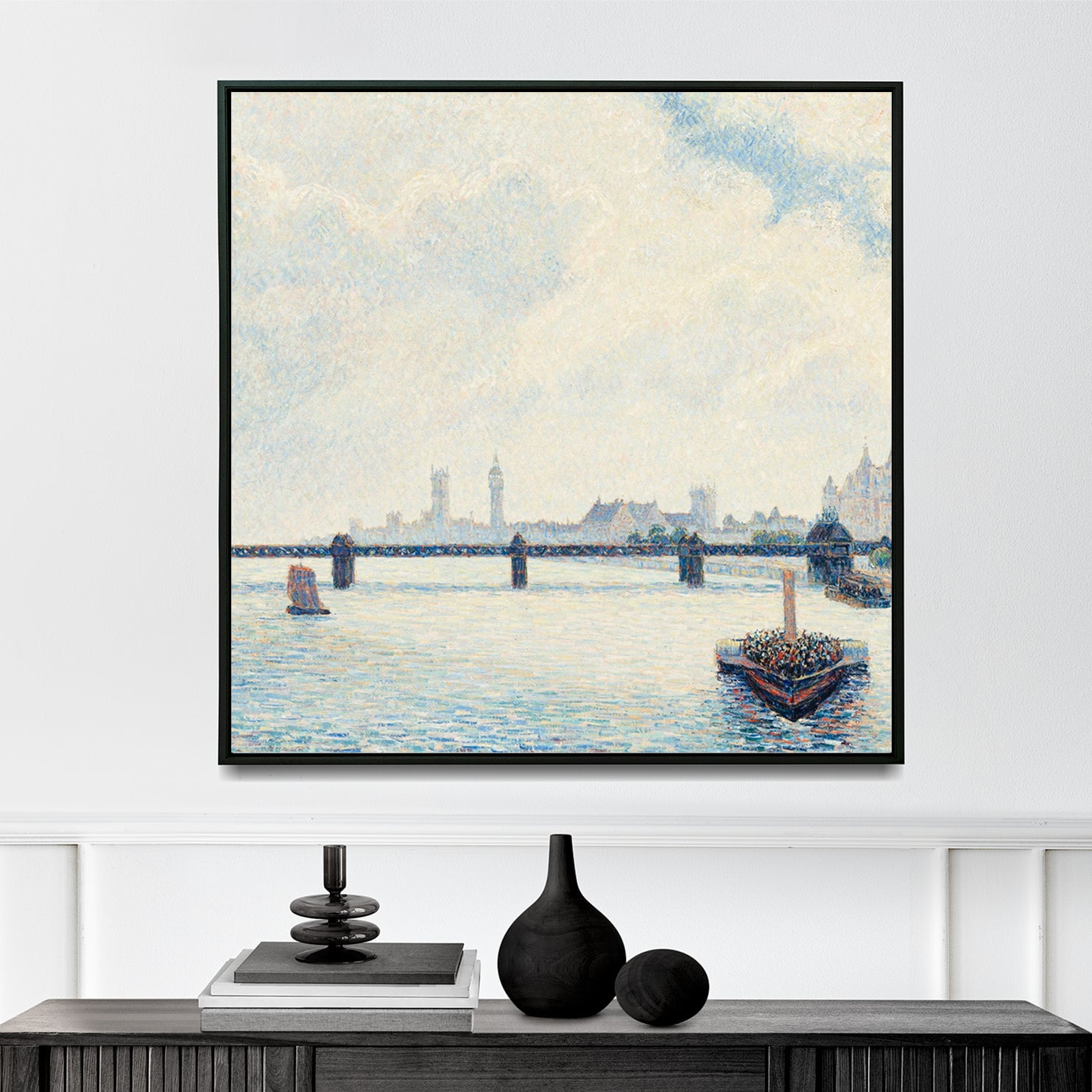 Charing Cross Bridge, London - 1890 | Camille Pissarro | Premium Fine ...