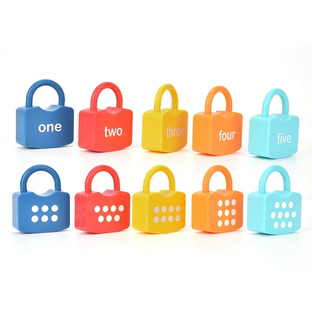 Locking Toy, Safe Interesting Numbers Tyeaching Toy Plastic For ...