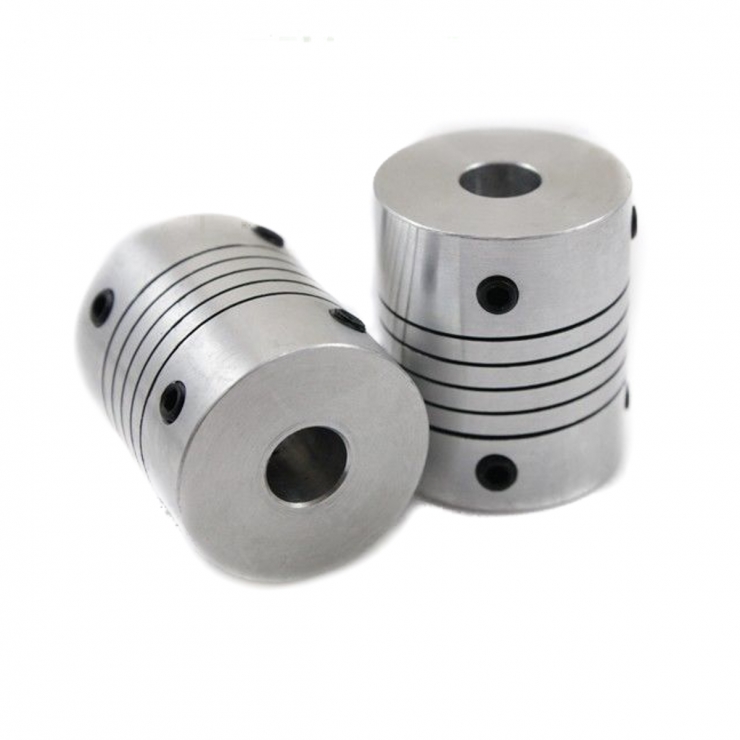 Flexible Parallel Aluminium Jaw Shaft CNC Coupling D19-L25-5x8MM ...