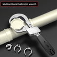 Universal Adjustable Double-ended bathroom Wrench multipurpose sink ...