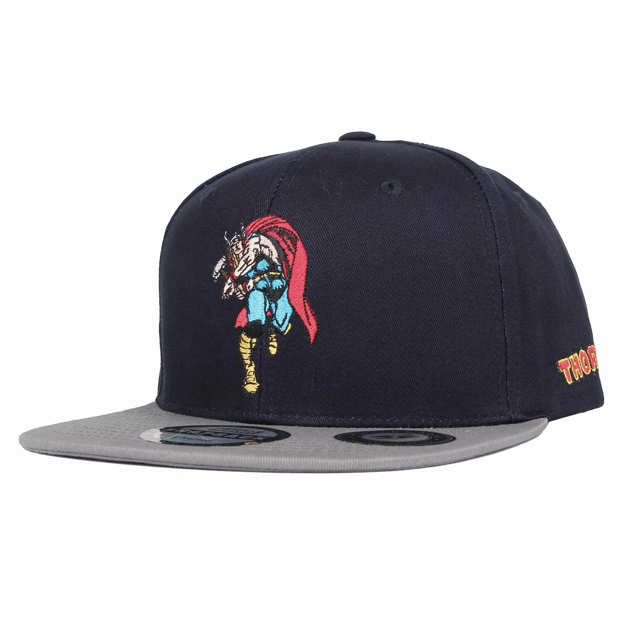 WITHMOONS Marvel Baseball Cap Thor Mjolnir Hammer Snapback Hat HL21070 ...