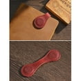 RuiJiao Magnetic Leather Bookmark Burgundy Personalized Engraved ...