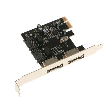 2 Ports Pci Sata Expansion Card Esata Controller 6 Gbps Super Speed ...