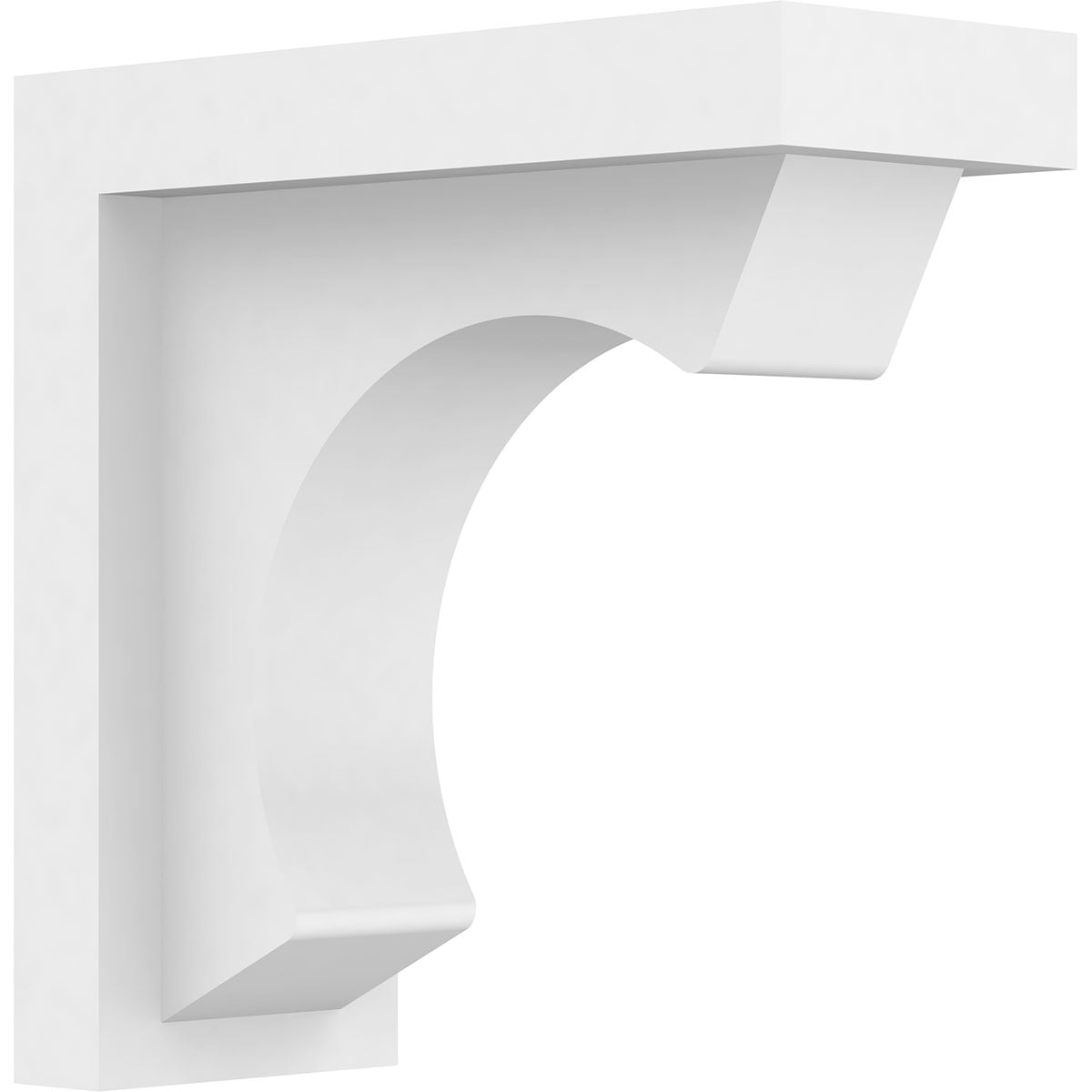5"W x 12"D x 12"H Standard Emerson Architectural Grade PVC Bracket ...