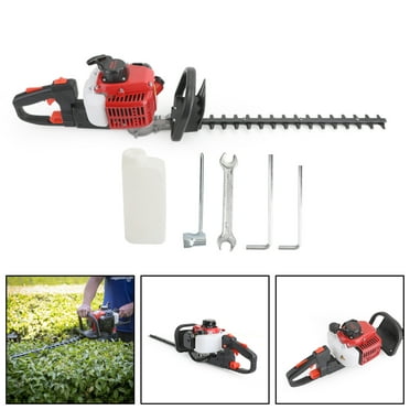 26Cc 2-Cycle Gas Powered Hedge Trimmer with 24" Double-Sided Blade, Orange - Lightweight 13Lbs ...
