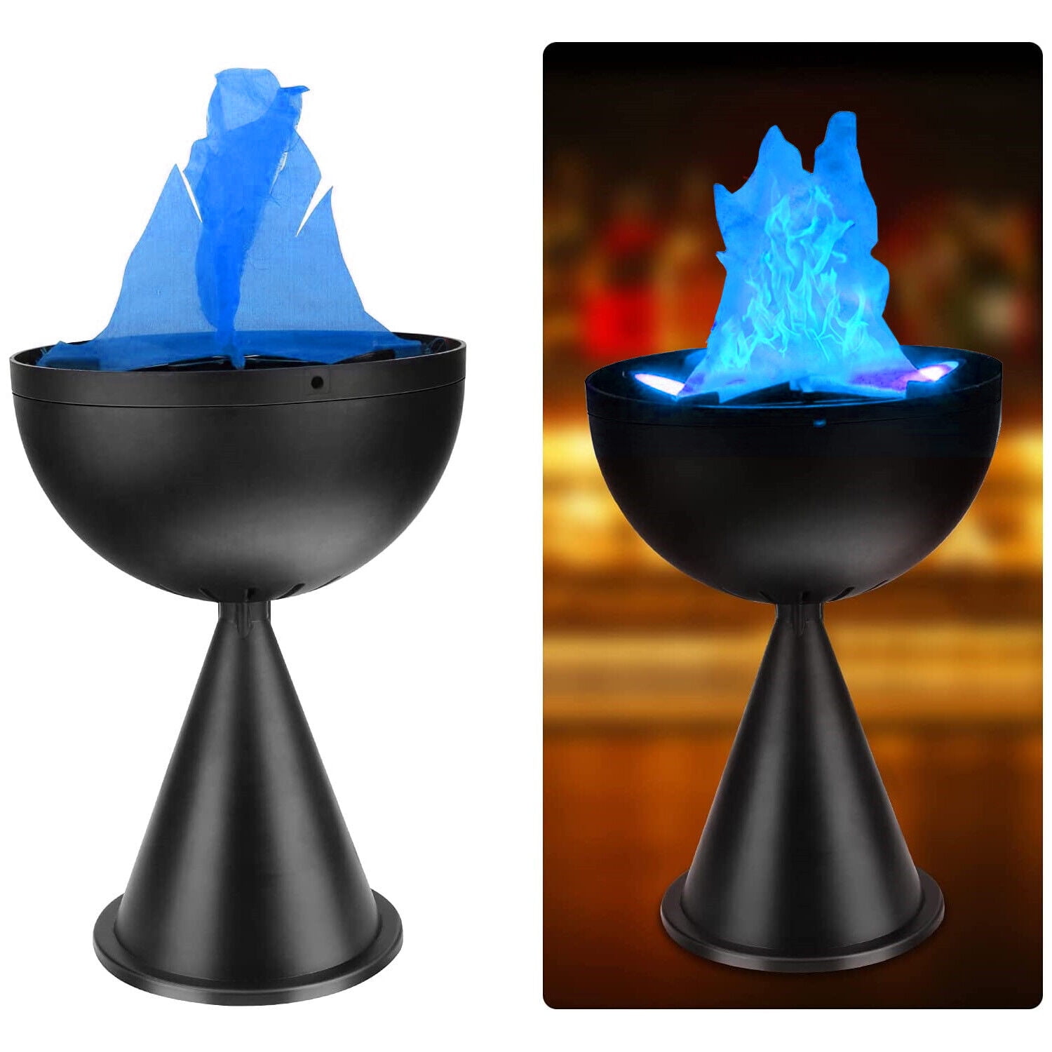 TOPCHANCES 3D LED Fake Flame Effect Light Artificial Fire Campfire ...