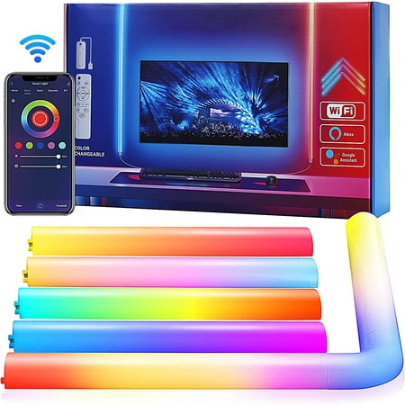 LED Glide Smart Wall Lights, RGBIC Wall Light Work with Alexa and ...