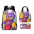 2026 New Cute Cartoon Cool Evil Circus Rabbit Print Student Backpack ...