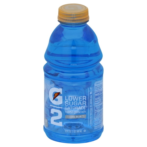 Gatorade G2 Lower Sugar Cool Blue Thirst Quencher Sports Drink, 32 oz ...