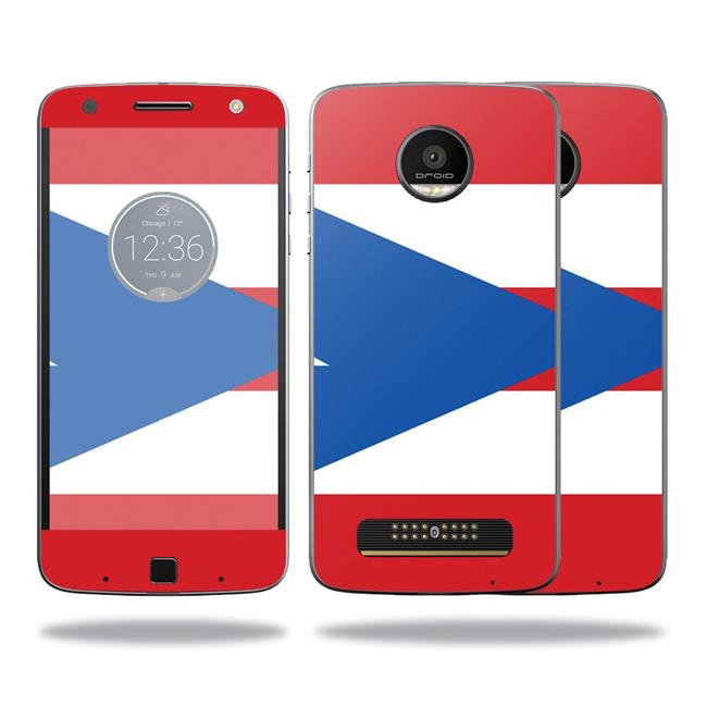 MightySkins MOMZFO-Puerto Rican Flag Skin for Motorola Moto Z Force ...