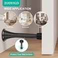 6 Pack Spring Door Stops, 3-1/4" Heavy Duty Wall Mount Stoppers ...