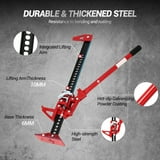 Farm Jack,33"/48"/60" High Lift Farm Jack,7000 lbs Capacity Ratcheting ...