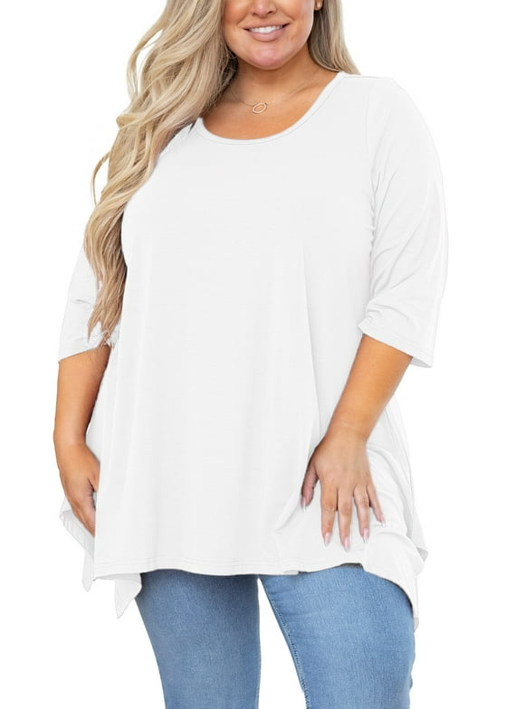 plus-size-white-tops