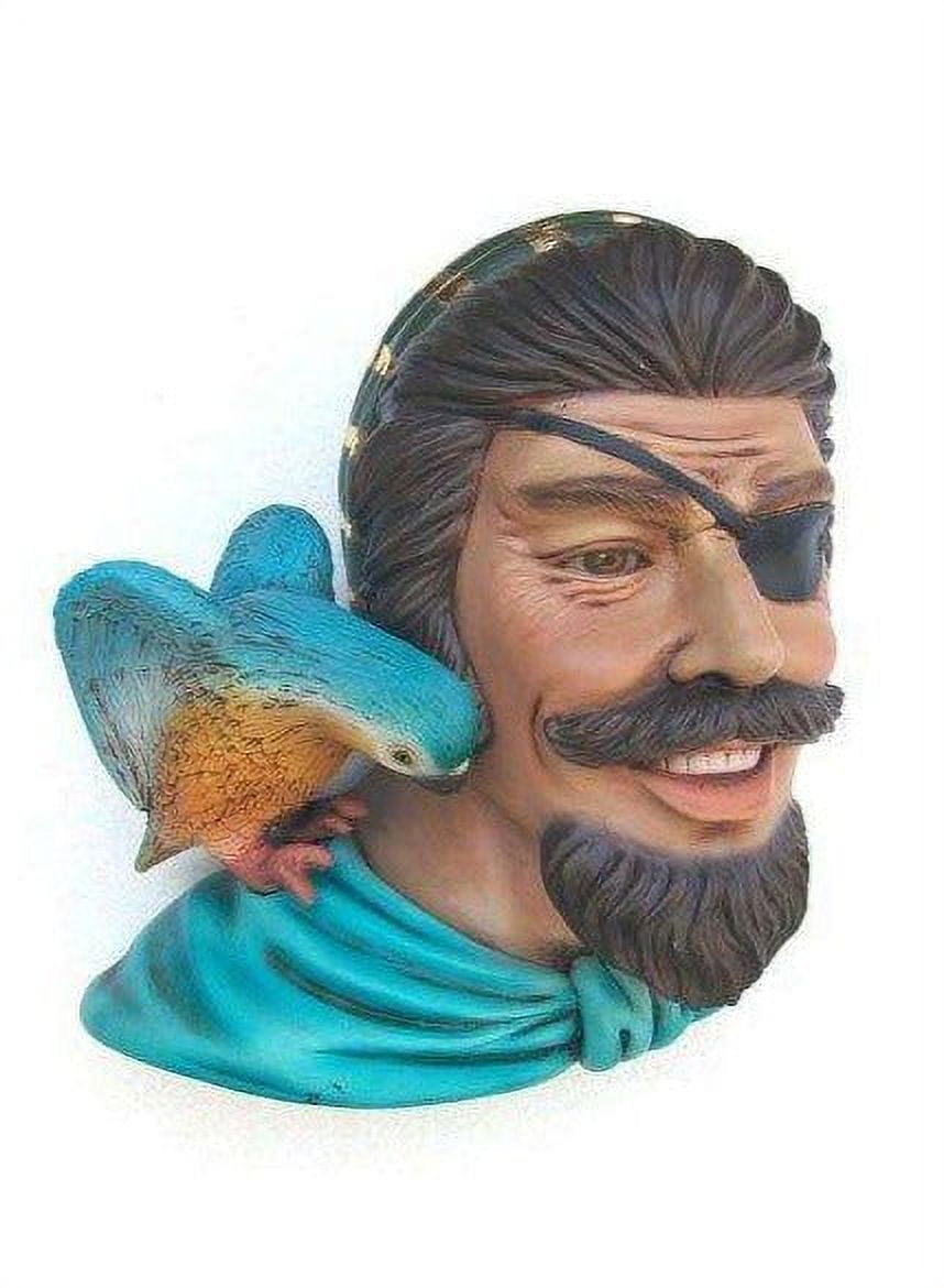 Pirate Captain One Eye Wall Decor Statue - Walmart.com