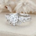 Elise Jewel 14K White Gold Plated Rings - 1.9 Ct Round Cut Lab Created ...
