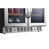 Edgestar Cwb1760fd 24" Wide 17 Bottle Wine And 53 Can Beverage Cooler ...