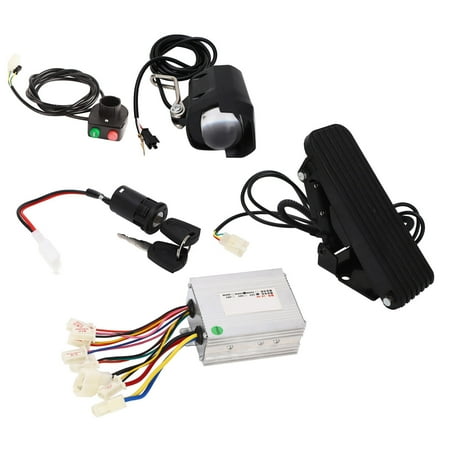Electric Bike Conversion Kit,24V 500W Brushed Controller Foot Pedal ...