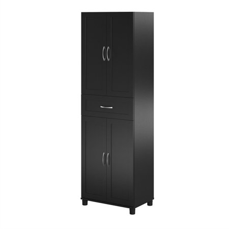 Systembuild Evolution Lory Framed Storage Cabinet with Drawer in Black ...
