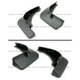FITS 2014-2018 JEEP CHEROKEE BLACK PLASTIC 4 PC MUD FLAPS SPLASH GUARD ...
