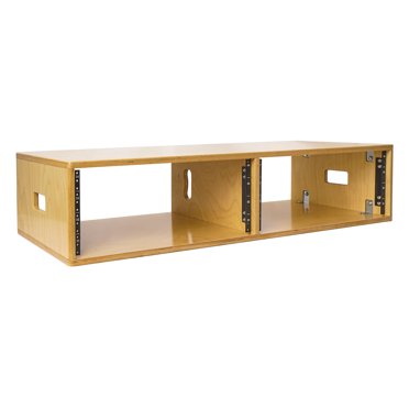 Sound Town DIY 8U Studio Rack with Furniture Grade Walnut Laminate ...