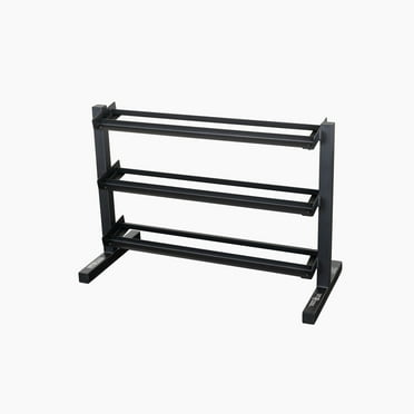 Best Fitness 3 Tier Dumbbell Rack Stand for Home Gym, Free Weight Sets ...