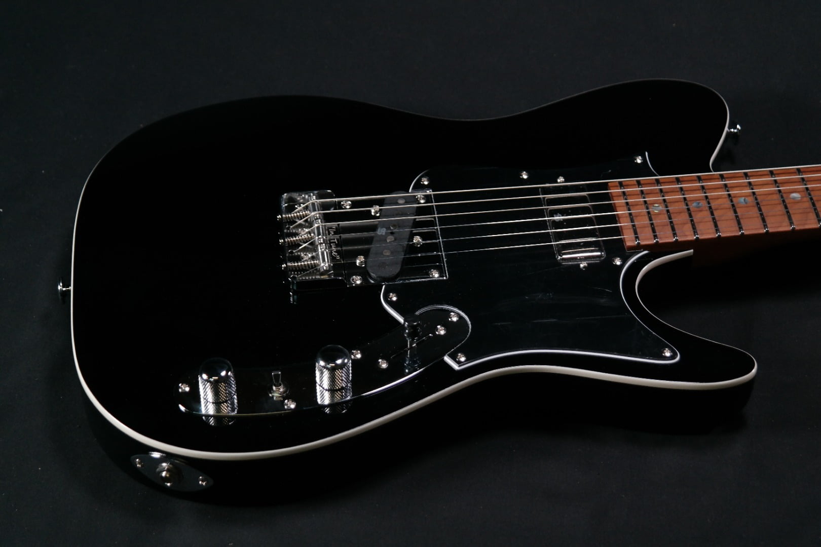 Ibanez AZS2209 AZS Prestige Guitar, Roasted Maple Fretboard, Black ...