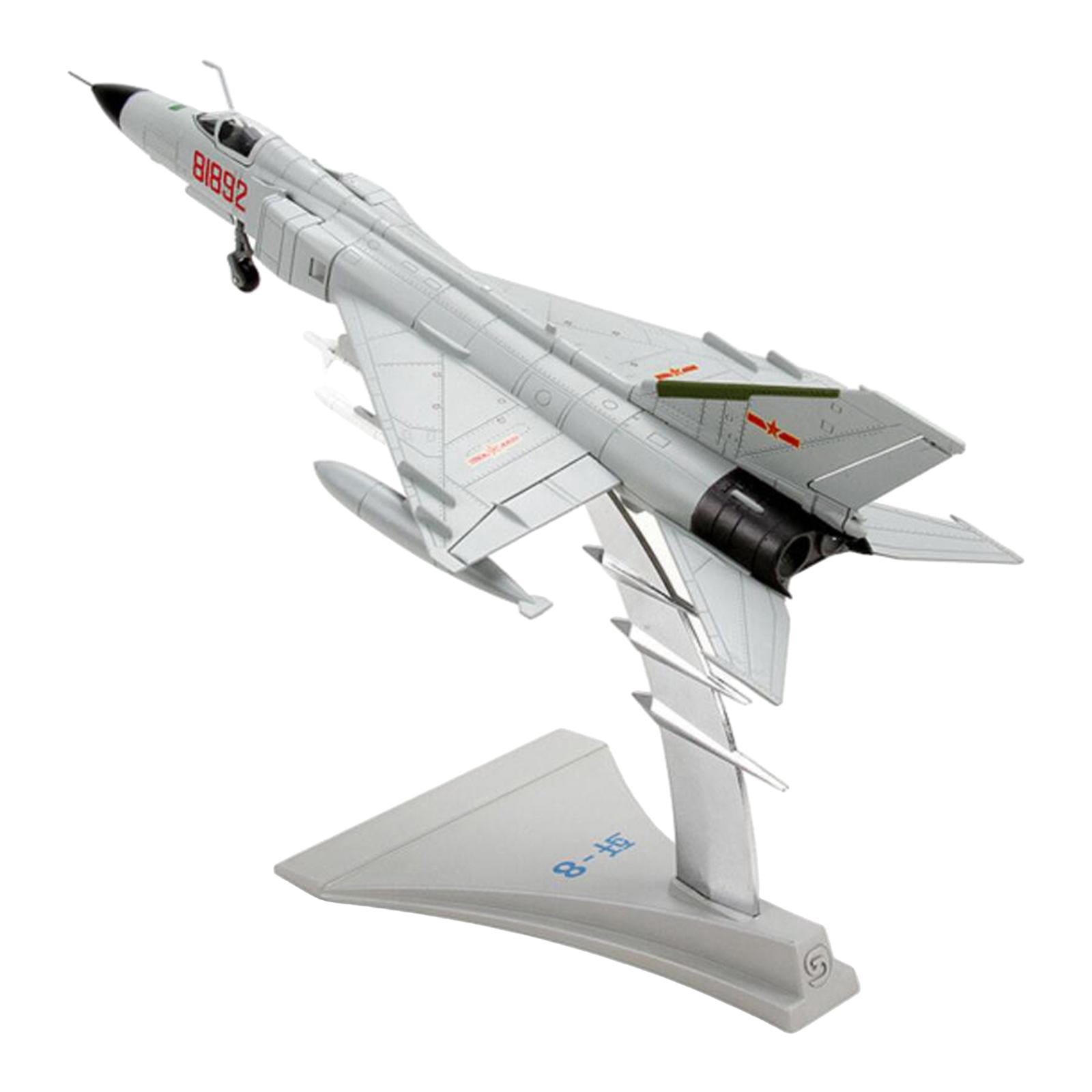 1:72 Scale J-8 Chinese Fighter Diecast Model Airplane with Dispaly ...