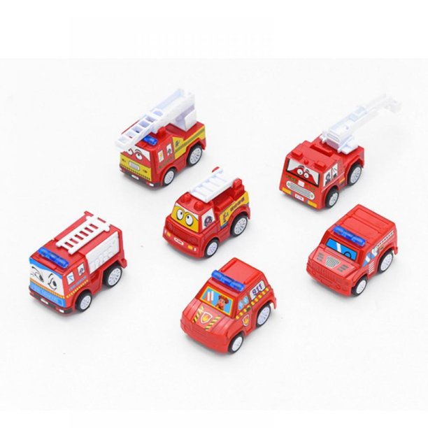 Toys Pull Back Vehicles, 6 Pack Mini Assorted Construction Vehicles ...