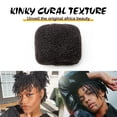 Tight Afro Kinky Human Hair - Black, 8 Inch Length, 5 Bundle Set with ...