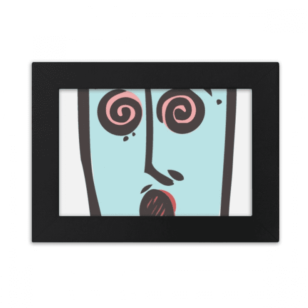 Dizzy Face Sketch Face Cartoon Desktop Photo Frame Ornaments Picture ...