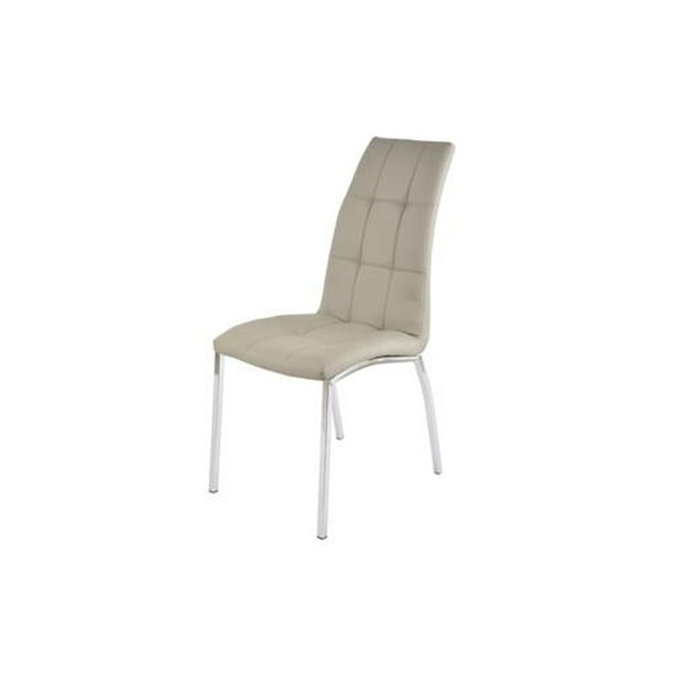 Silla Kessa Muebles piel Deco grayge | Bodega Aurrera en línea