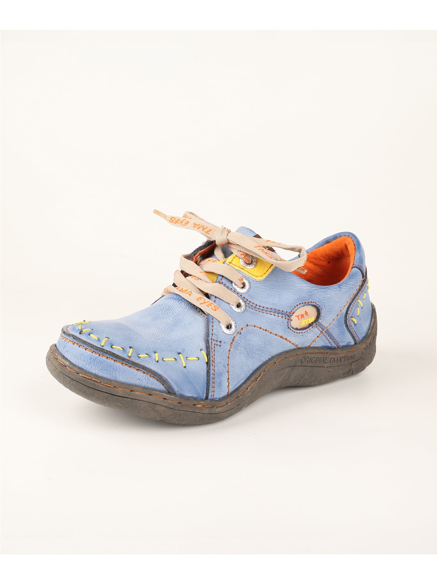 TMA EYES Hand Stitching Leather Women's Sneaker - Walmart.com