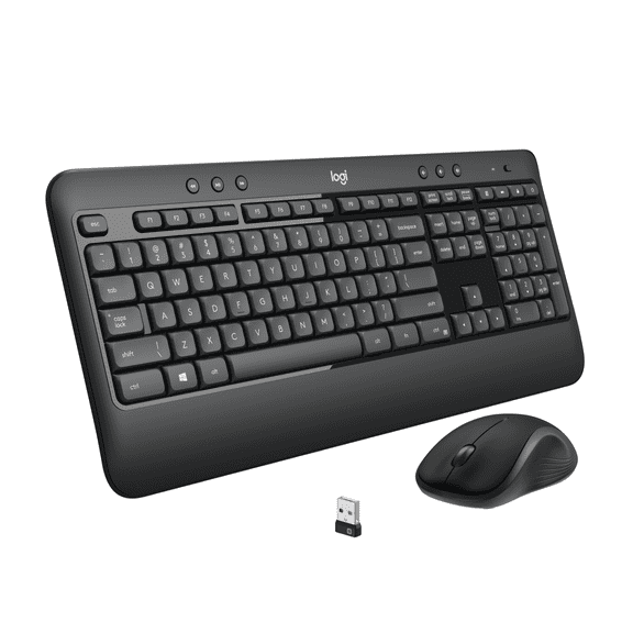 Logitech MK360 Wireless Keyboard and Mouse Combo Set for PC with USB ...