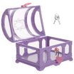 Beistle 4-Pack Princess Treasure Chests, 3-1/2-Inch by 41/4-Inch, 4 ...
